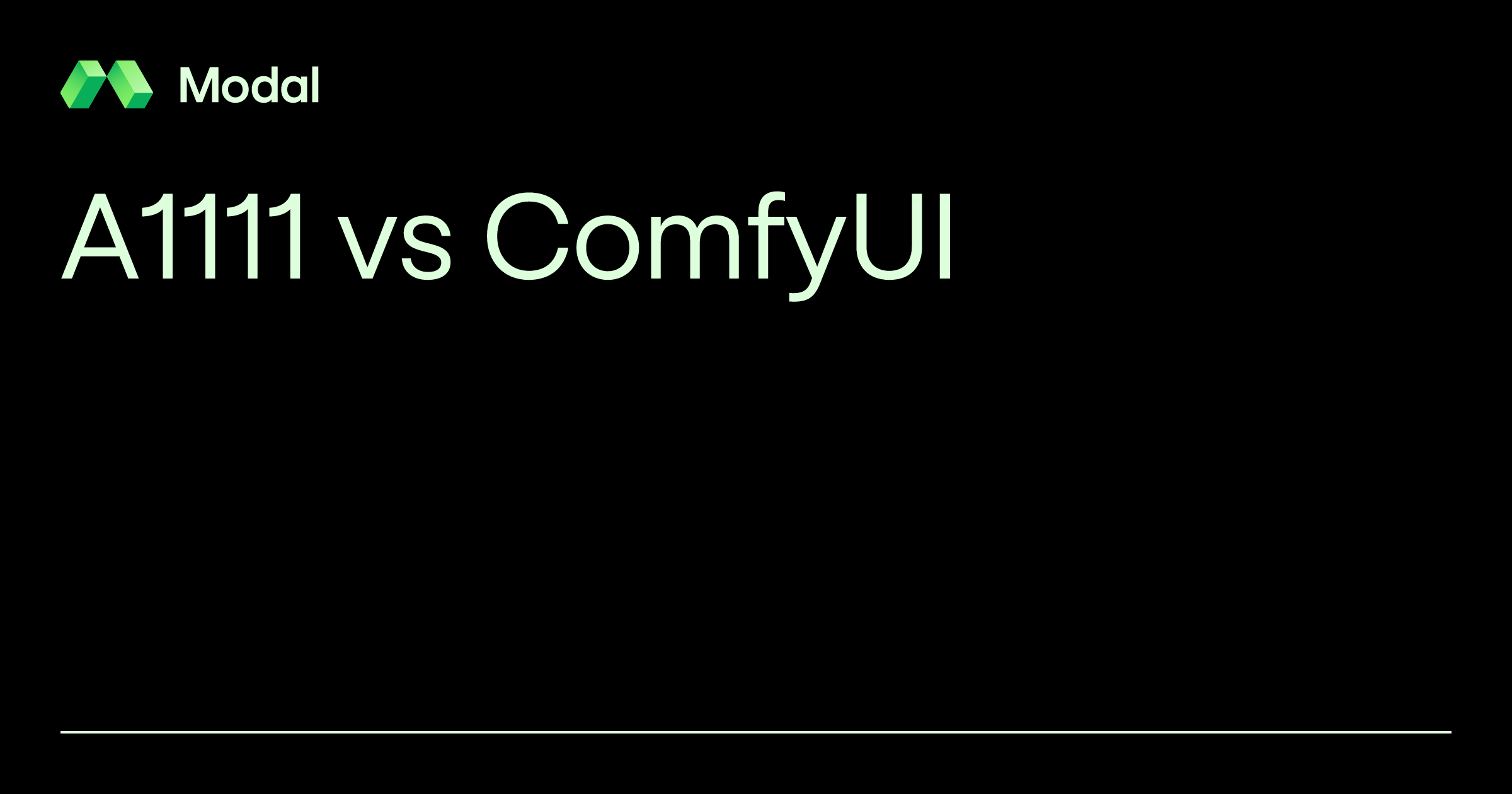 A1111 vs ComfyUI | Modal Blog