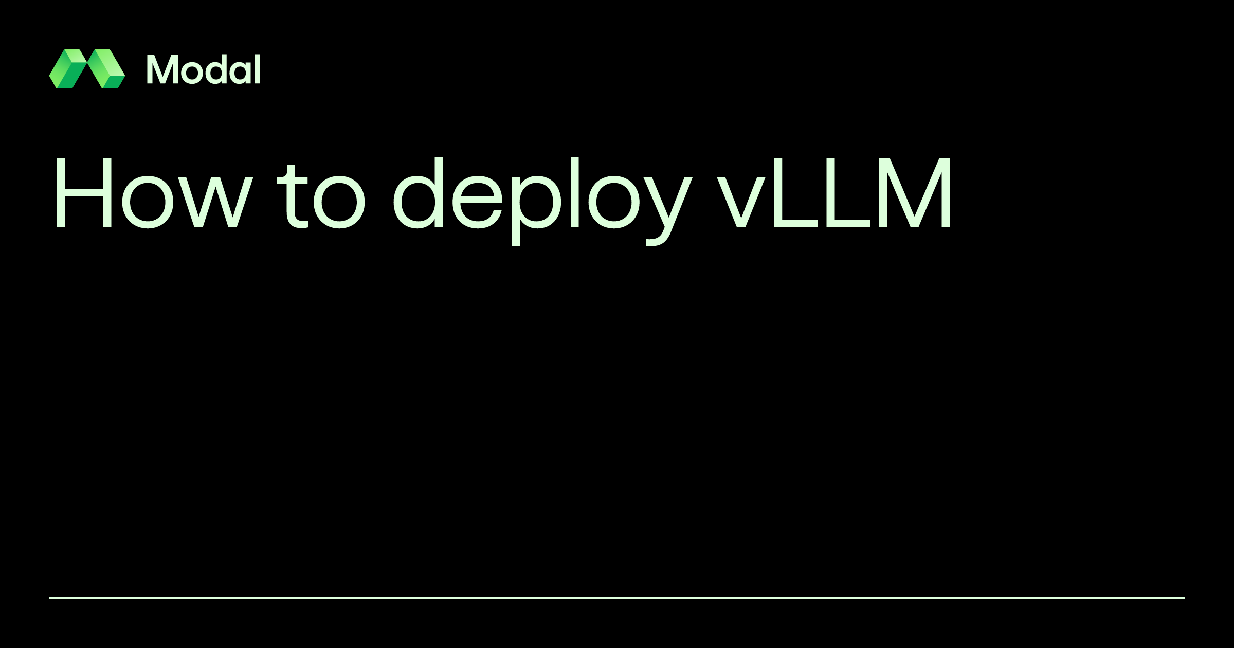 How to deploy vLLM