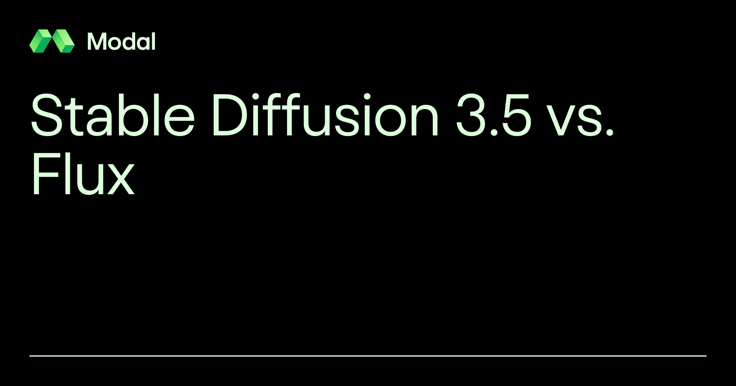 Stable Diffusion 3.5 vs. Flux | Modal Blog