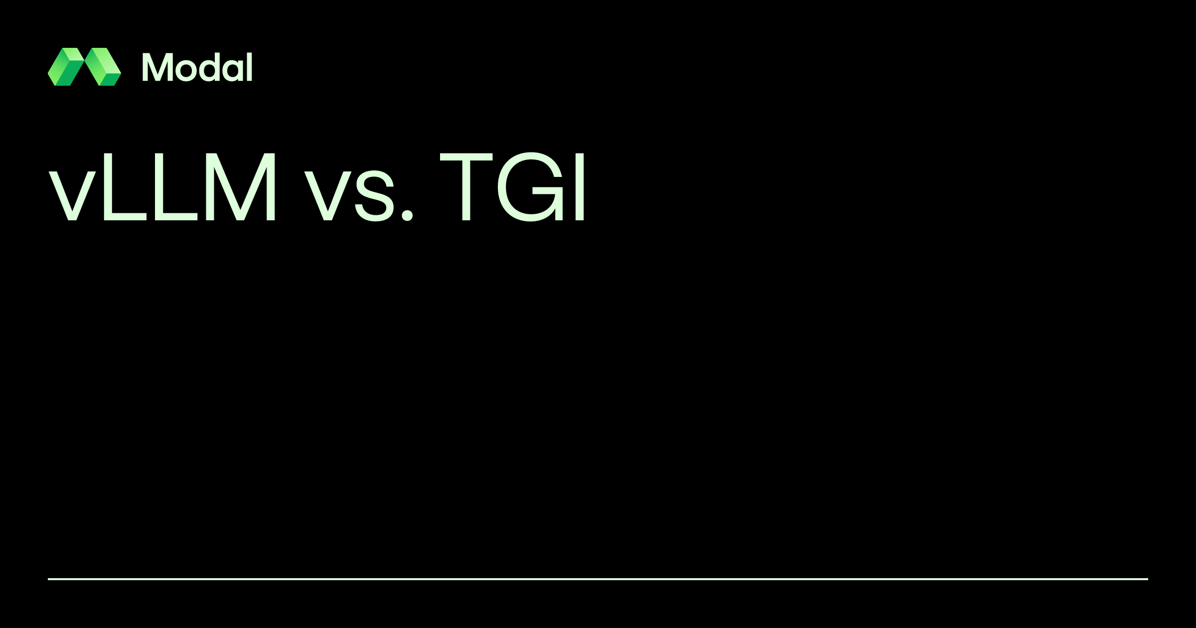 vLLM vs. TGI | Modal Blog