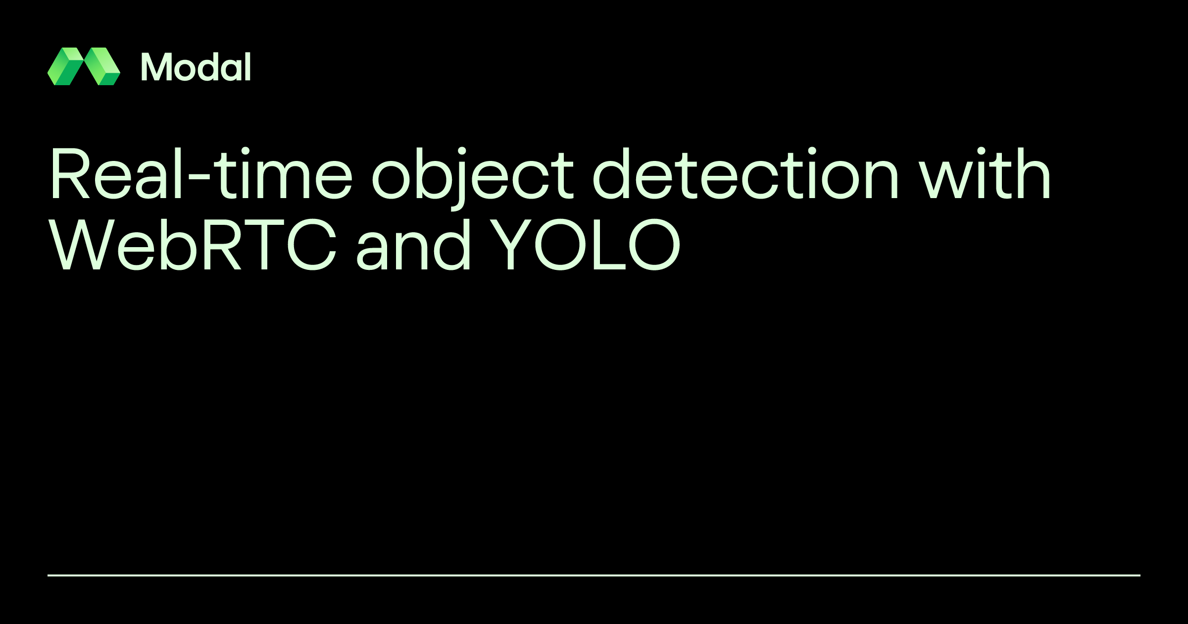 Real Time Object Detection With Webrtc And Yolo Modal Docs 6279
